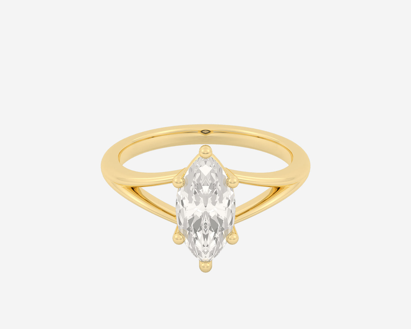 high branch diamond ring